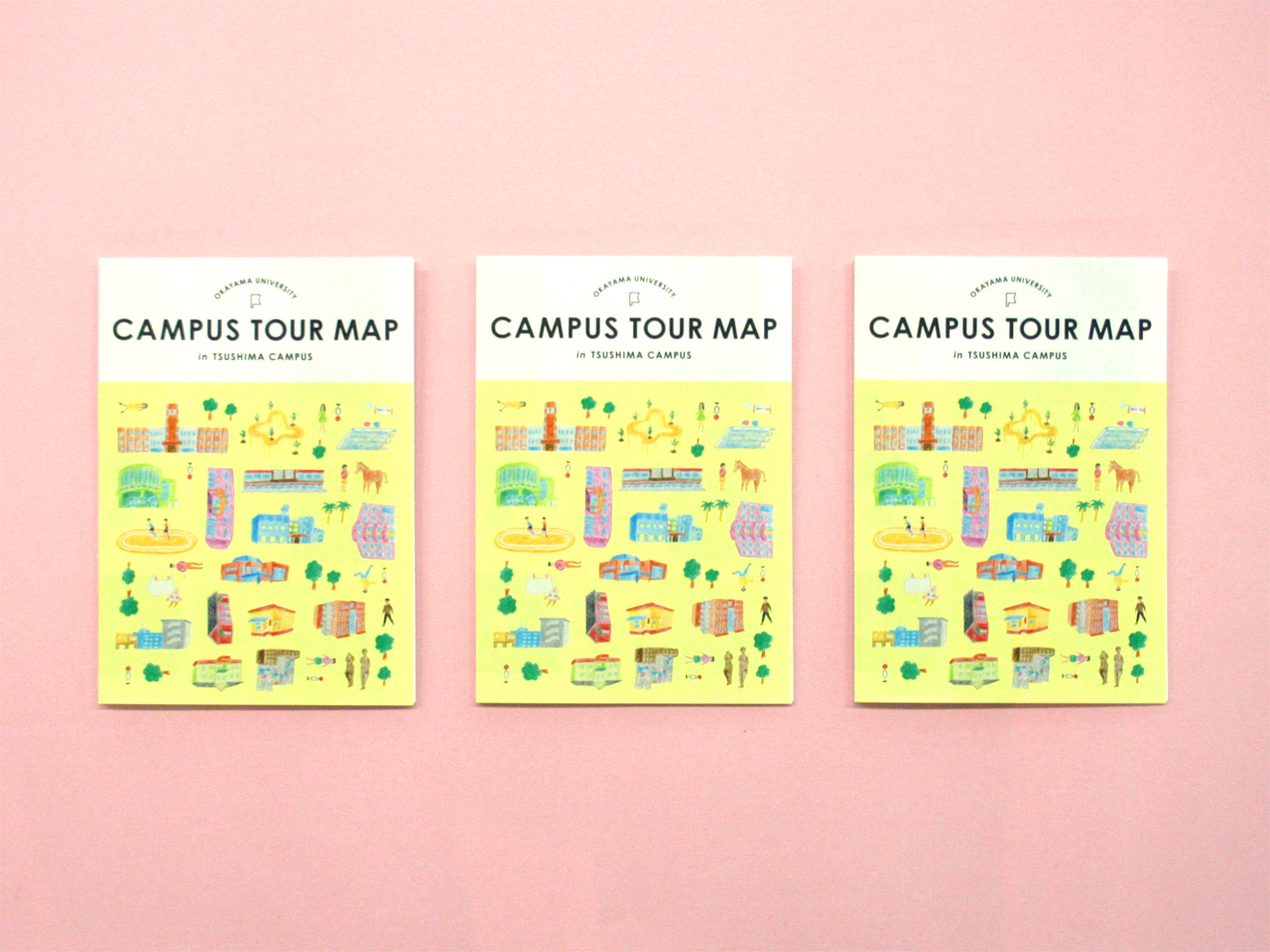 OKAYAMA Univ CAMPUS TOUR MAP | WORKS | cifaka,inc.